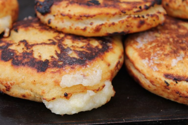 Arepa de plátano verde y maduro – Método Coma